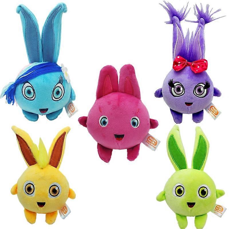 Buy 5-piece set of rabbit doll plush toy doll Sunshine Rabbit doll ...