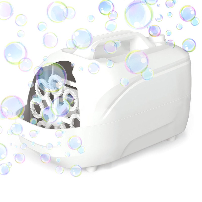Buy Bubble Machine Outdoor Bubble Blaster 7 holes Rechargeable - MyDeal ...
