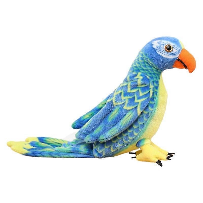 Buy Imitation realistic parrot doll cartoon cute bird puppet plush toy ...