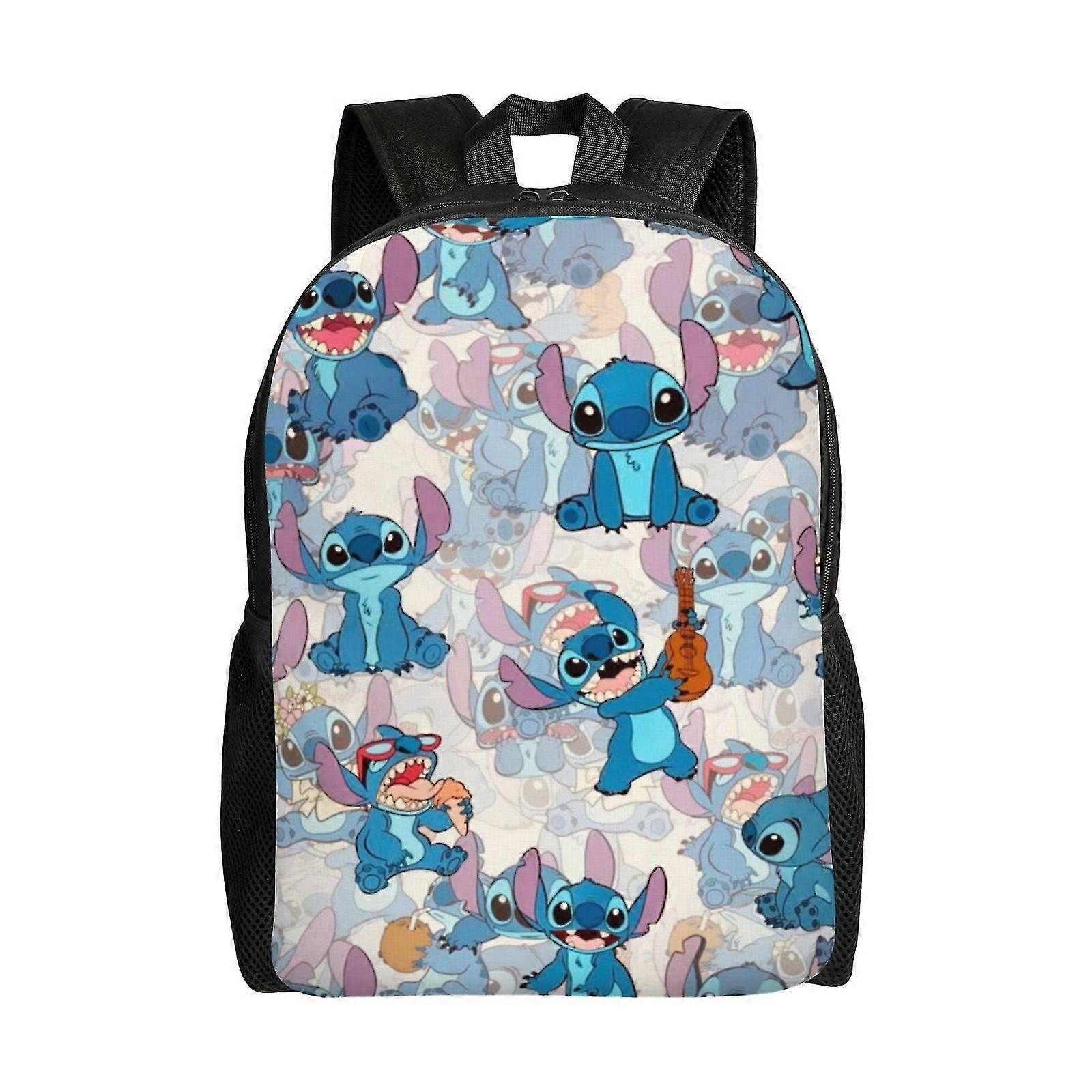 Buy j63 Kids Stitch Backpack 3D Print Cartoon Anime Backpacks Teenagers ...