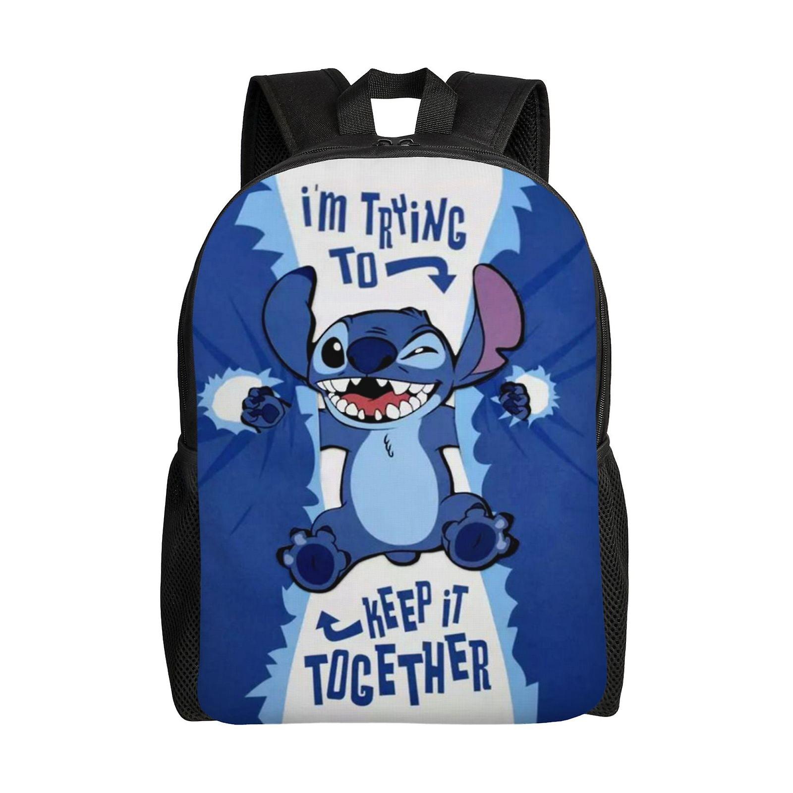 Buy Kids Stitch Backpack 3D Print Cartoon Anime Backpacks Teenagers ...