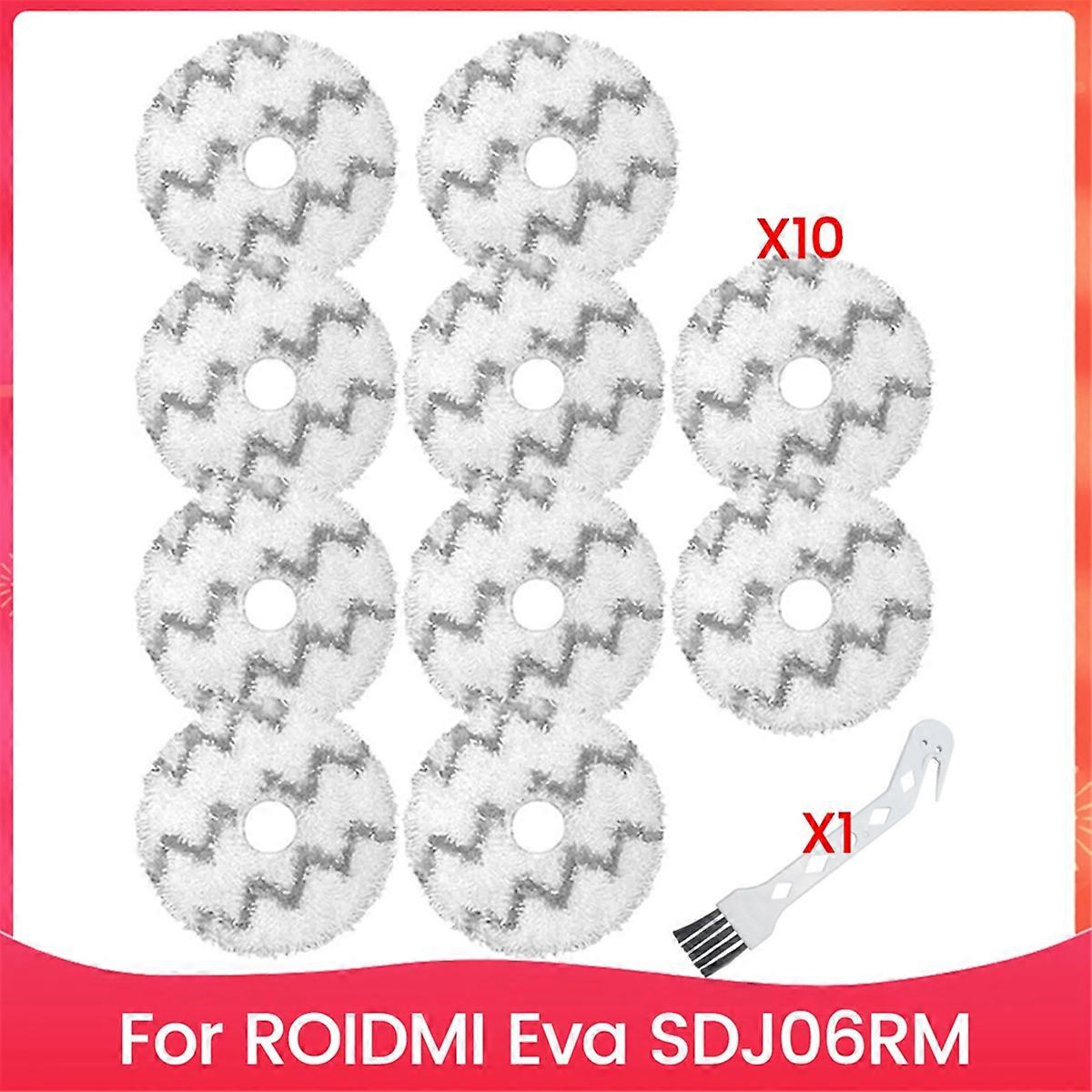 Buy Mop Cloth Pads for Eva. SDJ06RM Robot Vacuum Cleaner Mop Rag ...