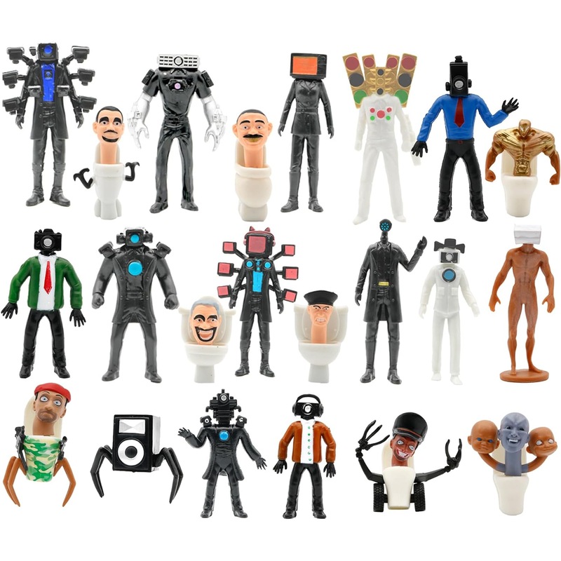 Buy Skibi-Toilet 22pcs Action Figure Set - Cool Game Characters for ...