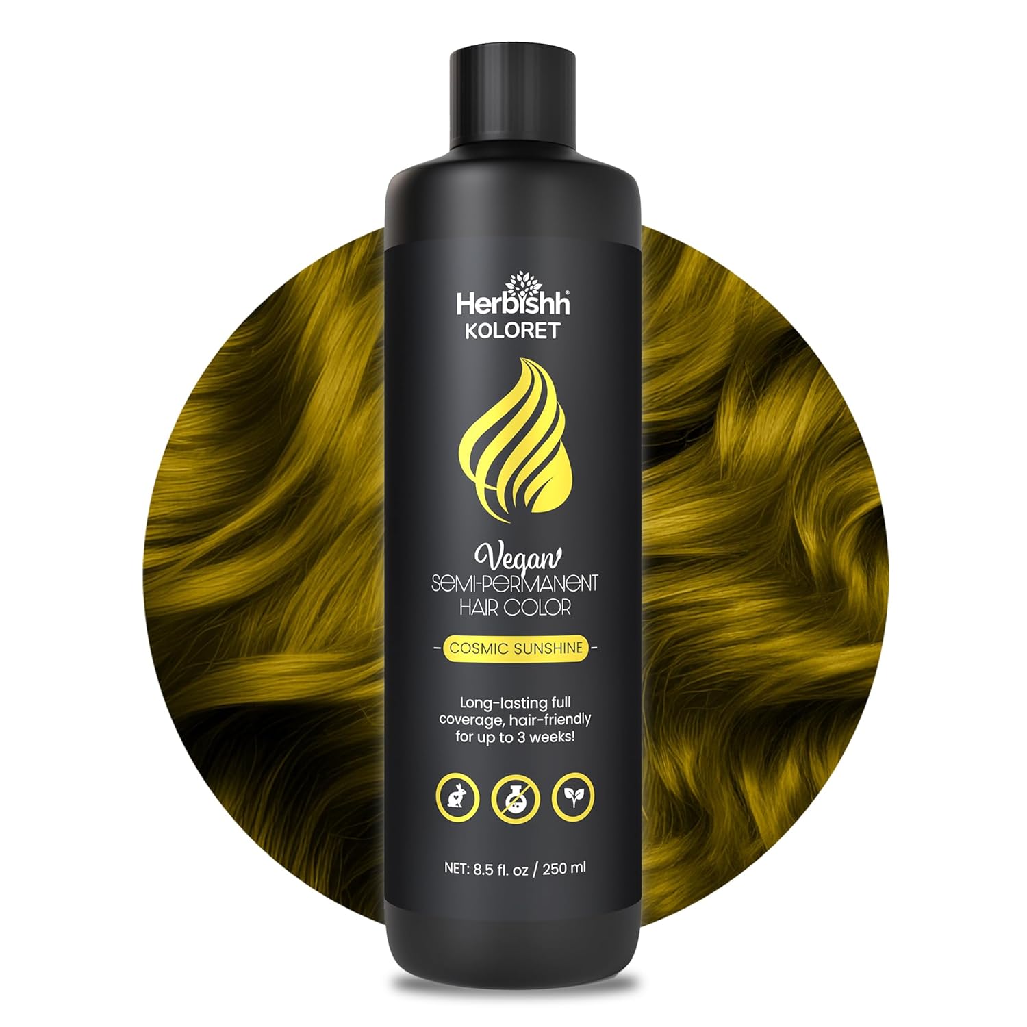 Buy Herbishh Koloret Semi Permanent Vegan Color Hair Dye - Cosmic ...