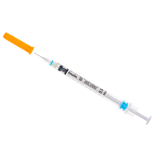 Buy 29G Insulin Syringe with Retractable Safety Needle, Box of 100 ...