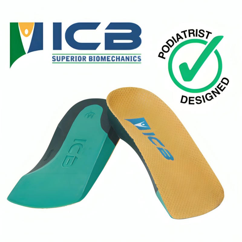 Buy ICB Firm Density 2/3 Length Flat Feet Orthotics Insoles Plantar ...