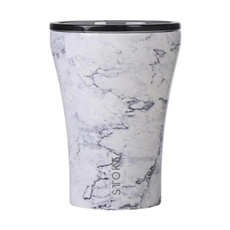 Buy Sttoke Ceramic Reusable Coffee Cup 8oz Luna Marble - MyDeal Australia