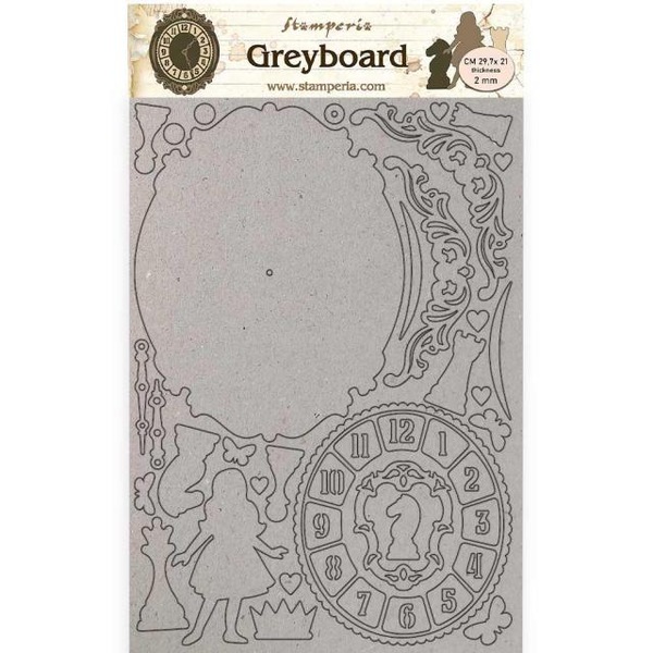 Buy Alice Clock A4 Greyboard 2mm KLSPDA440 - MyDeal Australia