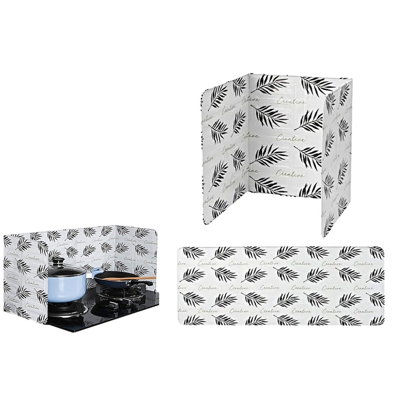 Buy 2Pcs Kitchen Oil Splash Guard Cooking Cover Splatter Screen Board ...