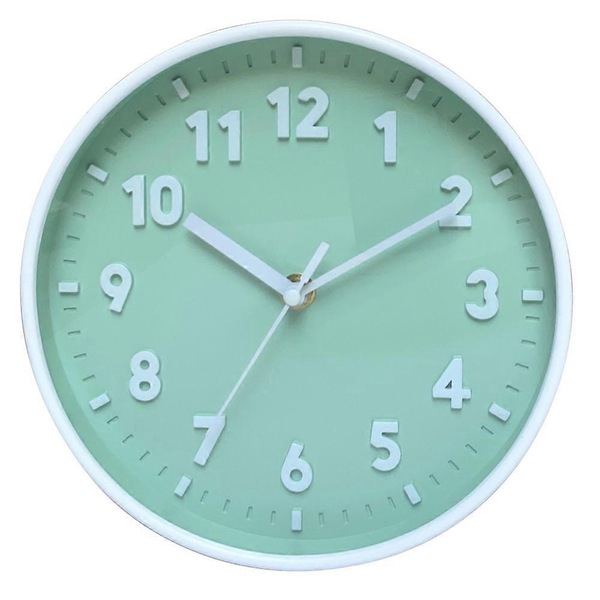 Buy 3D Digital Modern Wall Clock, Round Bright Color Dial-Style4 ...