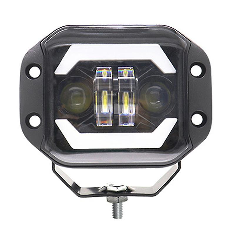 Buy 5 Inch Car LED Work Lights Angel Eyes Square Spotlights Front ...