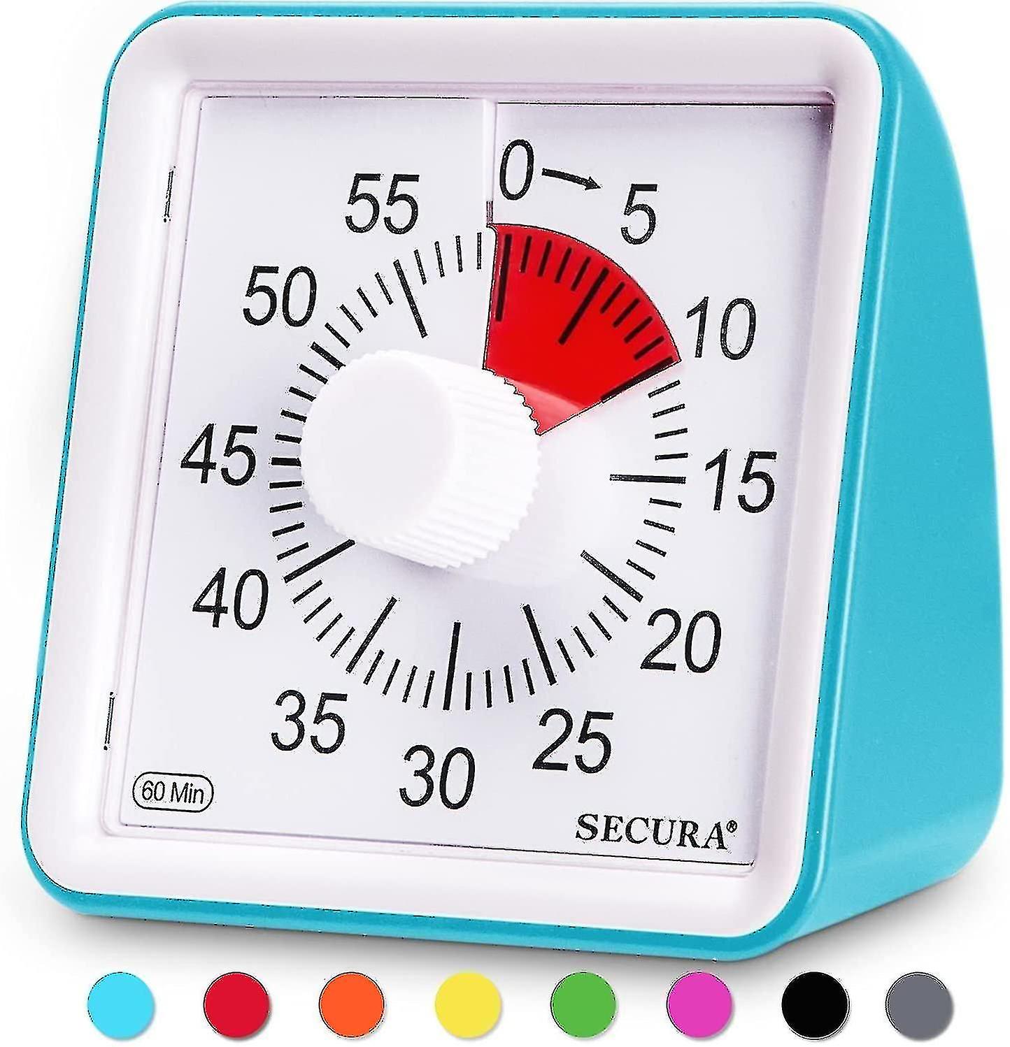 Buy 60-Minute Visual Timer for Classroom Countdown - Silent Timer for ...
