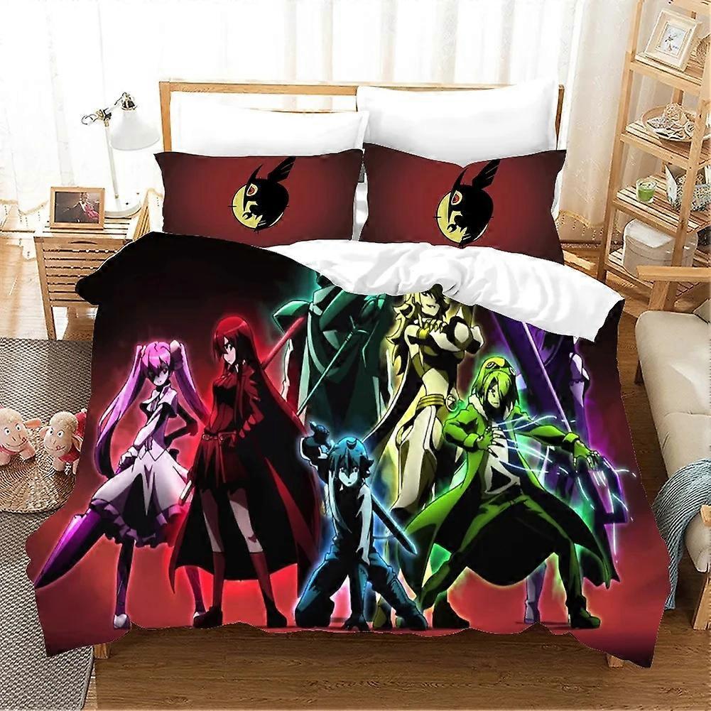 Buy a1386 Bed Sheets ed Akame ga KILL Bedding SetDuvet Cover Double ...