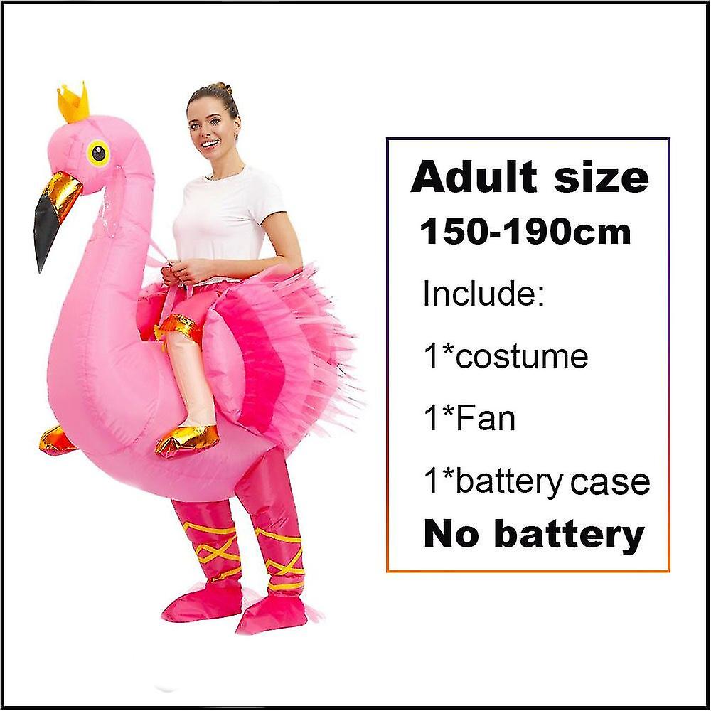 Buy Adult Flamingo Inflatable Costumes Christmas Halloween Cosplay ...