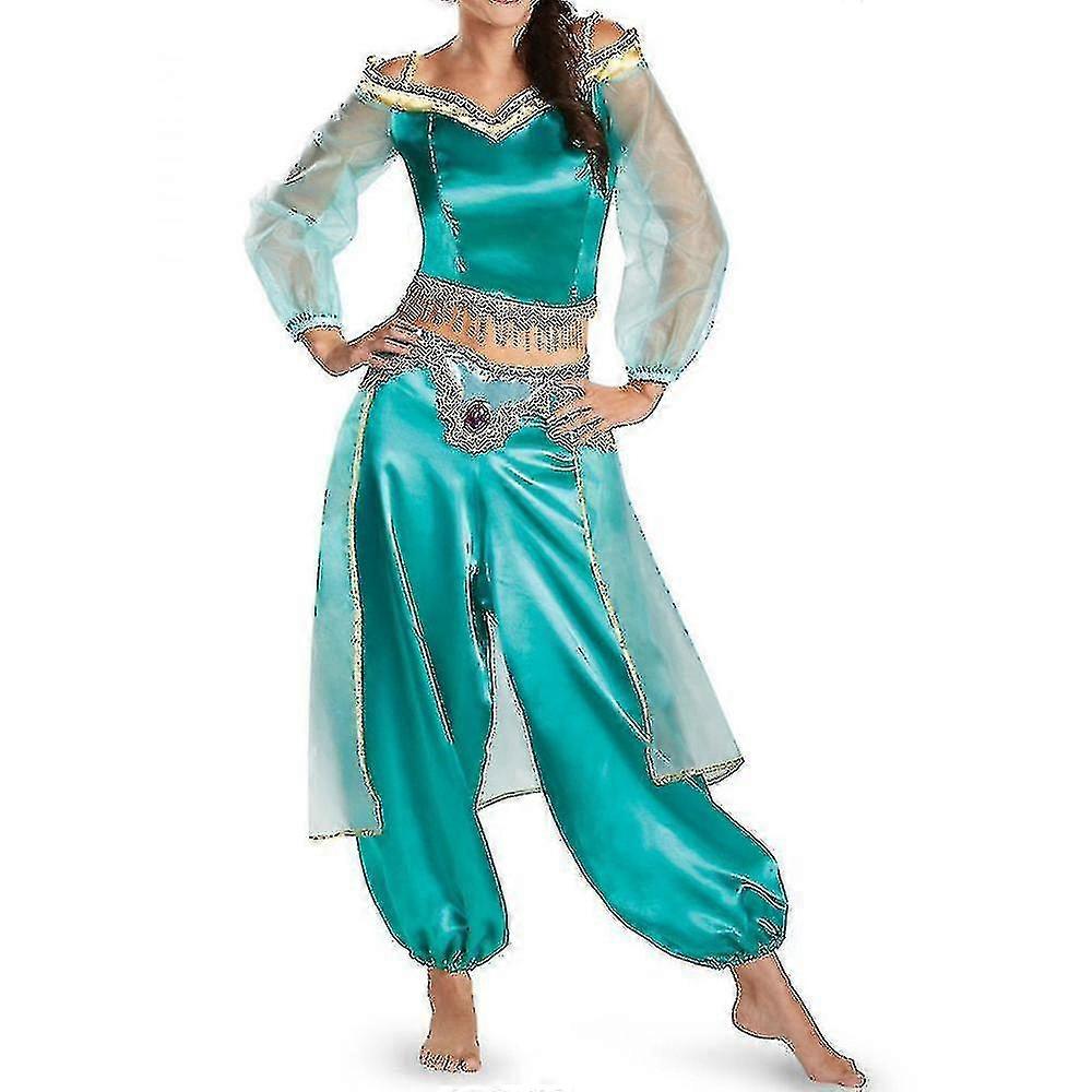 Buy Adult Women Aladdin Jasmine Princess Party Dress Up Costume_y Sz ...