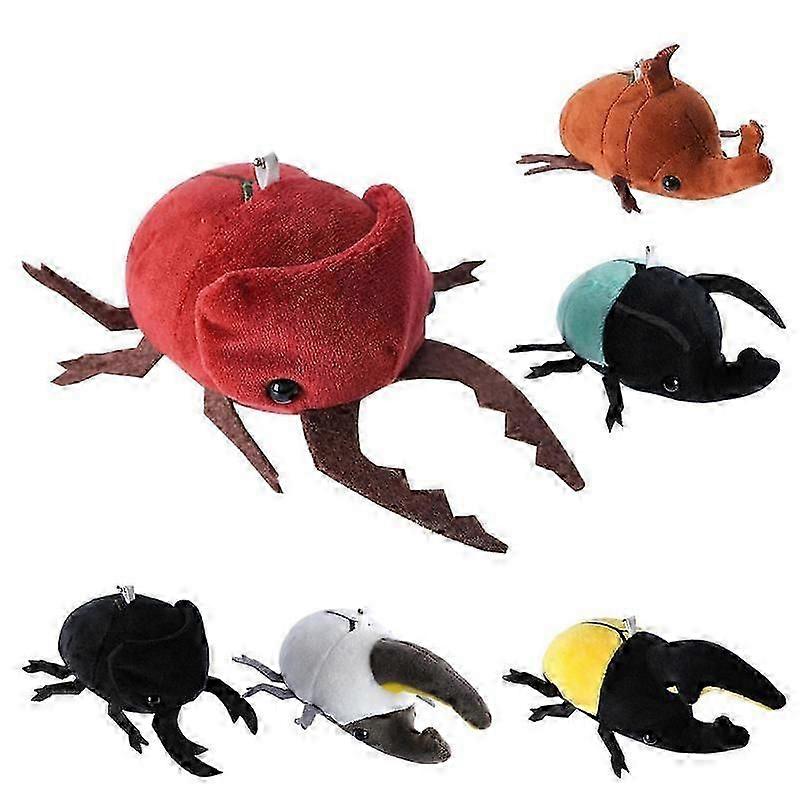Buy Beetle Plush Realistic Chalcosoma Atlas Animal Crustaceans Model ...