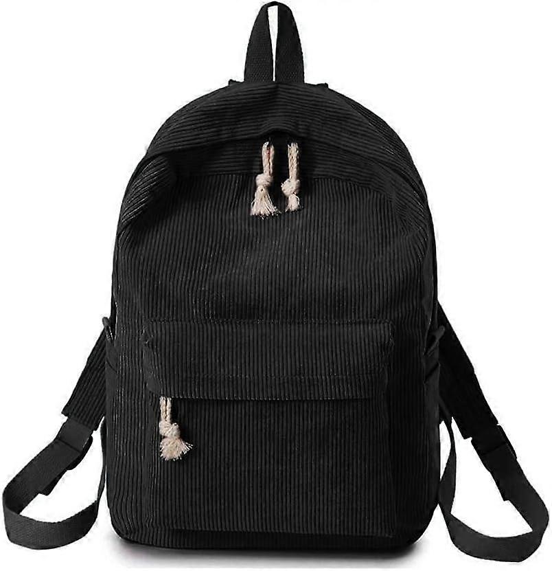 Buy Corduroy Backpack, 16 Inch Small and Cute Backpack Aesthetic Simple ...