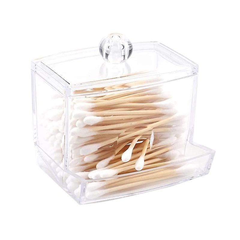 Buy Crystal cotton swab box, cotton swab storage box, home storage box ...