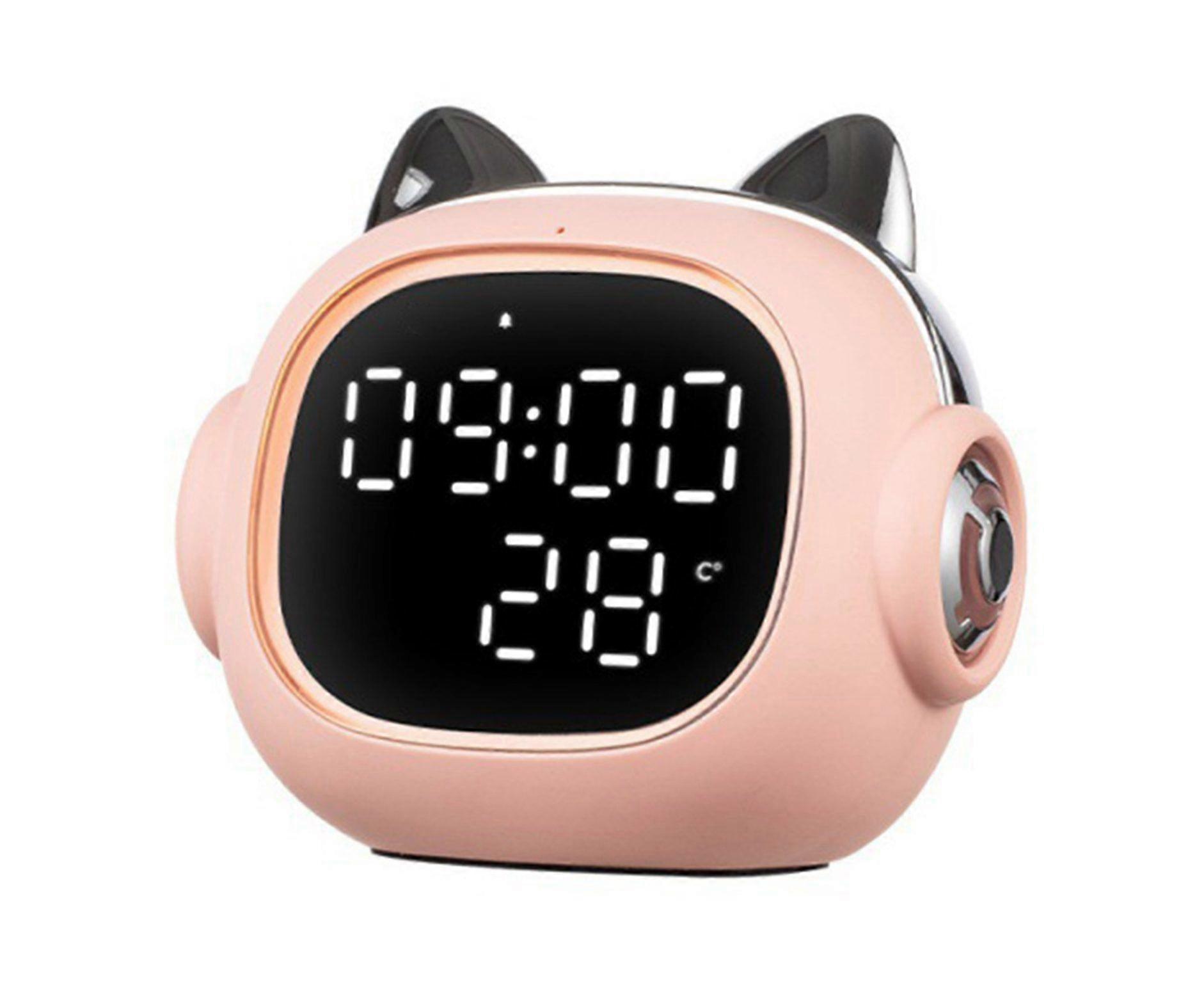 Buy Cute Cartoon Cat Bluetooth Speaker with LED Display, Night Light ...