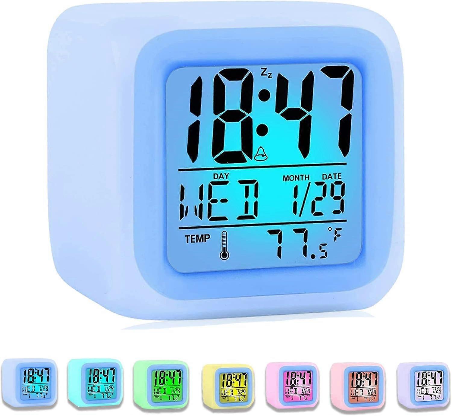 Buy Digital Alarm Clock for Kids Alarm Clocks Bedside Easy to Read with ...