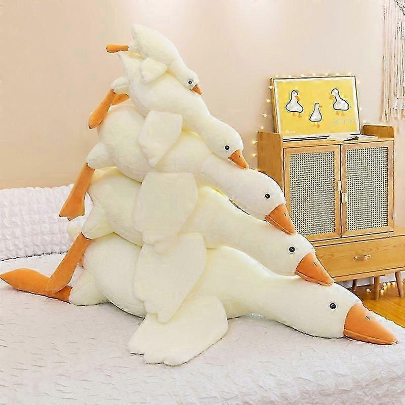 Buy Fluffy Duck Plush Toys Sleep Pillow Cute Animal Stuffed Swan Goose ...
