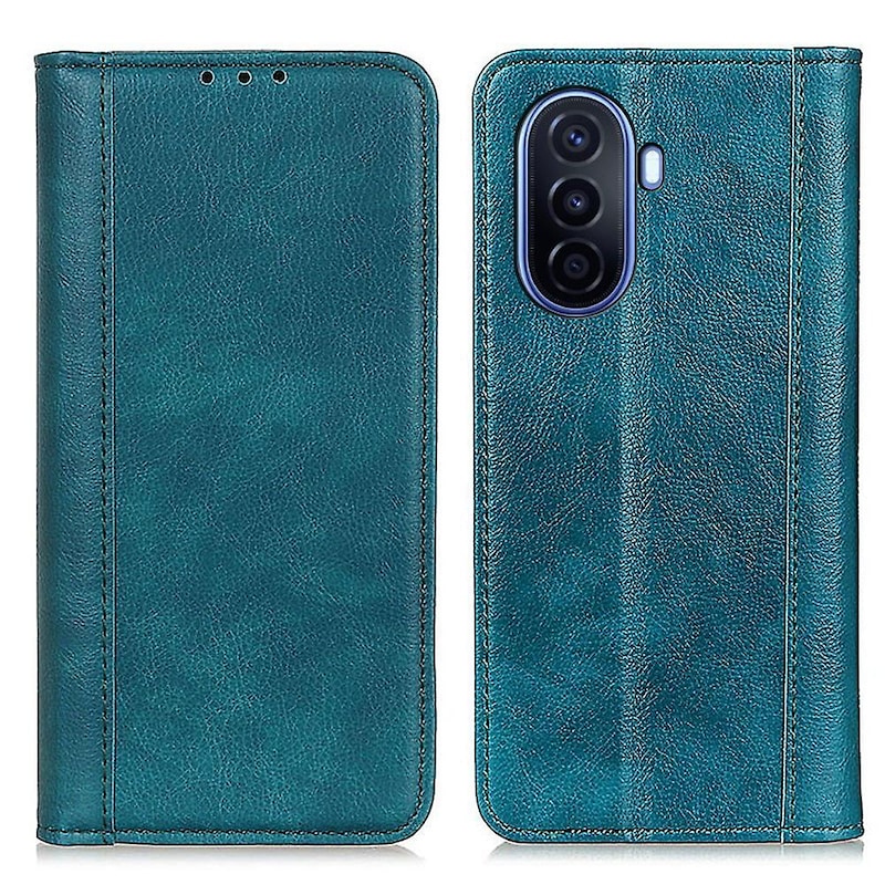Buy For Huawei nova Y70 4G/Y70 Plus 4G Wallet Flip Cover Split ic ...