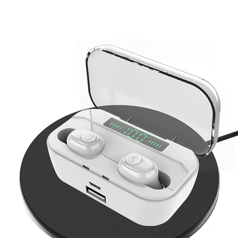 Buy G6S TWS Wireless bluetooth Earphone 3500mAh Power Bank CVC8.0 Noise Cancelling IPX7 ...