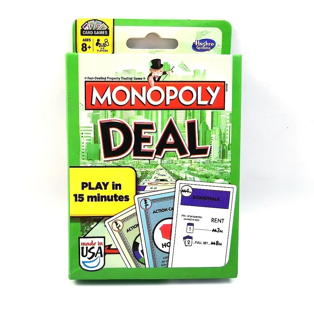 Buy Hasbro Gaming Monopoly Deal Card Game Family Gathering Friends ...
