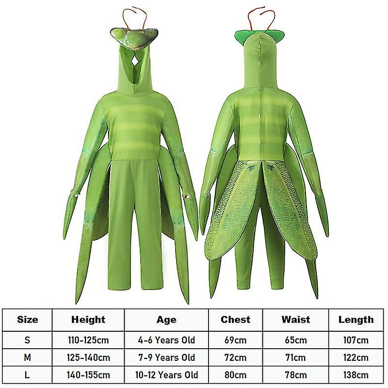 Buy Kids Insect Bug Fancy Dress Halloween Cosplay Praying Mantis ...
