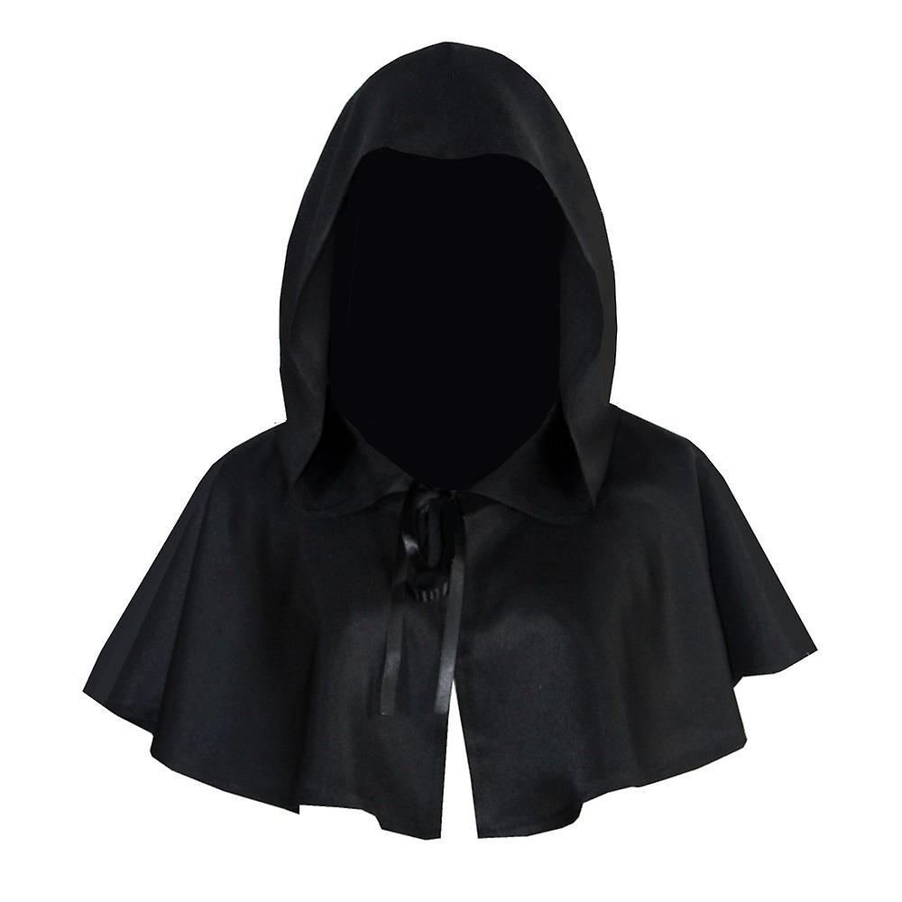 Buy Medieval Cowl Hat Halloween Party Pagan Hood Cloak Cosplay Costume ...