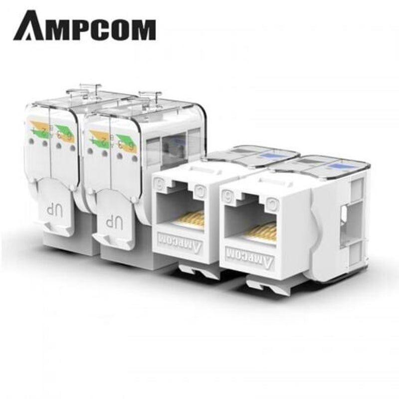 Buy Plugs Jacks & Wall Plates Pro Cat6 Tool Less Keystone Jack Self ...