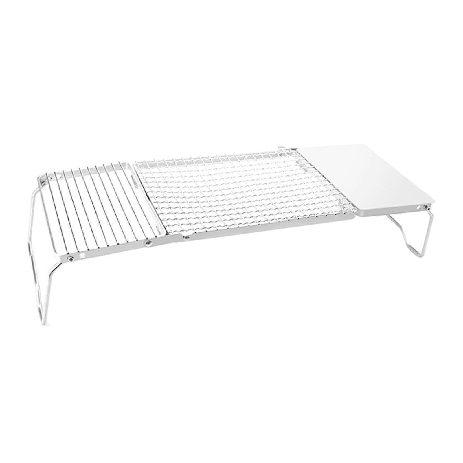 Buy Portable grill stand for campfire, stainless steel, camping stove ...