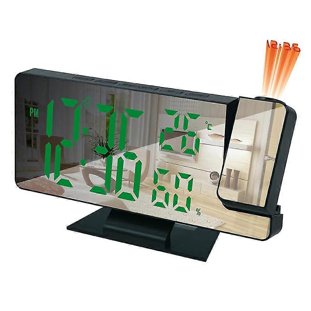 Buy Projection Alarm Clock For Bedroom, Large Digital Clock With 180 ...