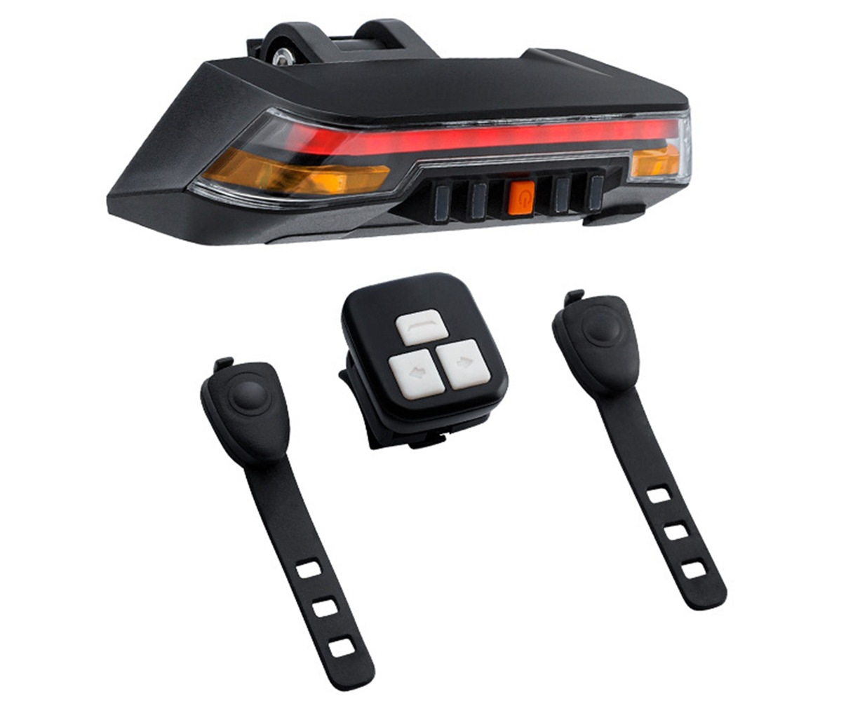 Buy Rechargeable Smart Bike Tail Light Wireless Turning Signal Bike ...