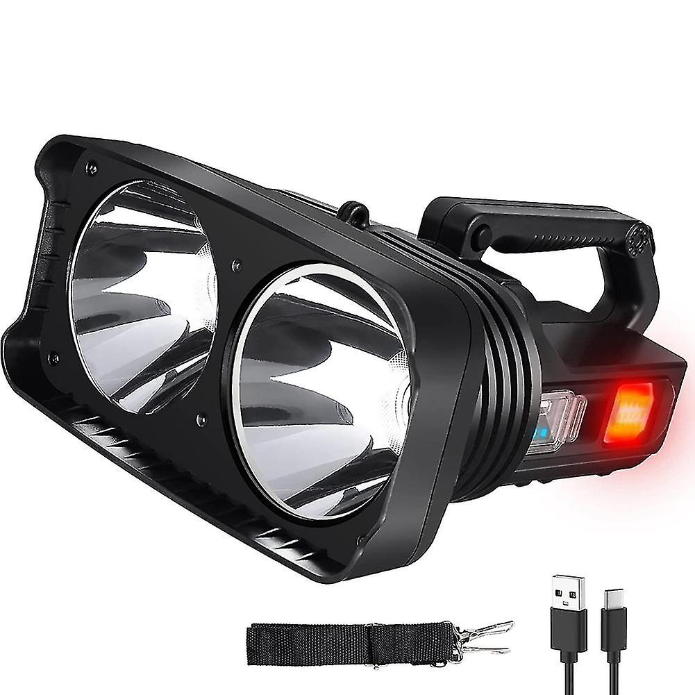 Buy Rechargeable Spotlight Flashlights High , 100000 Super Bright Led ...