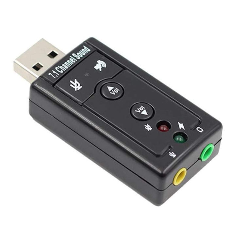 Buy Sound Cards (External) 7.1 External Usb Sound Card To Jack 3.5Mm ...