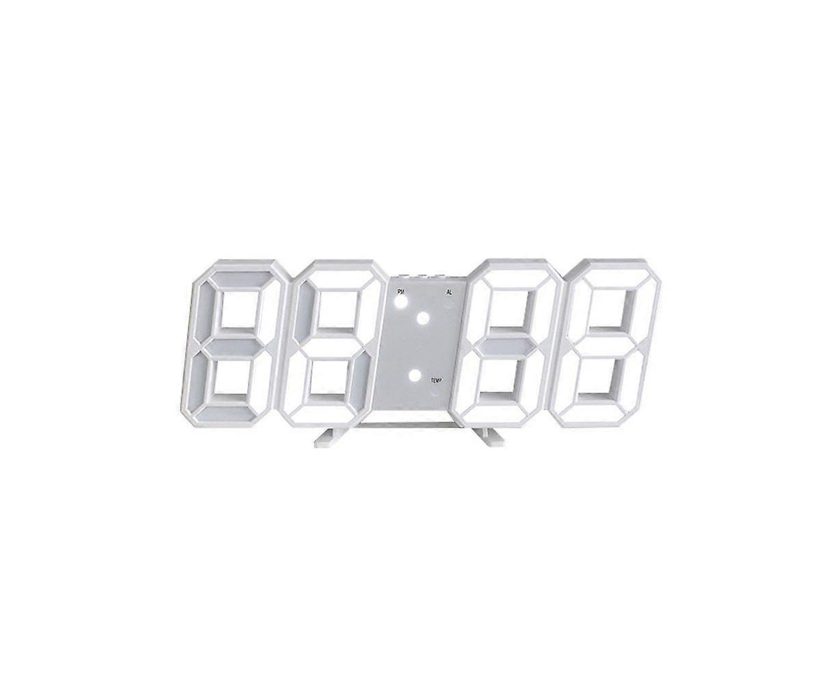 Buy Stylish 3D LED Digital Alarm Clock - Wall-Mountable, USB Powered ...