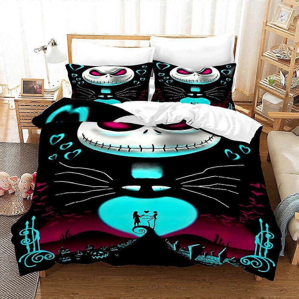 Buy v2359 Bed Sheets Jack Skellington Nightmare Before Christmas Duvet ...