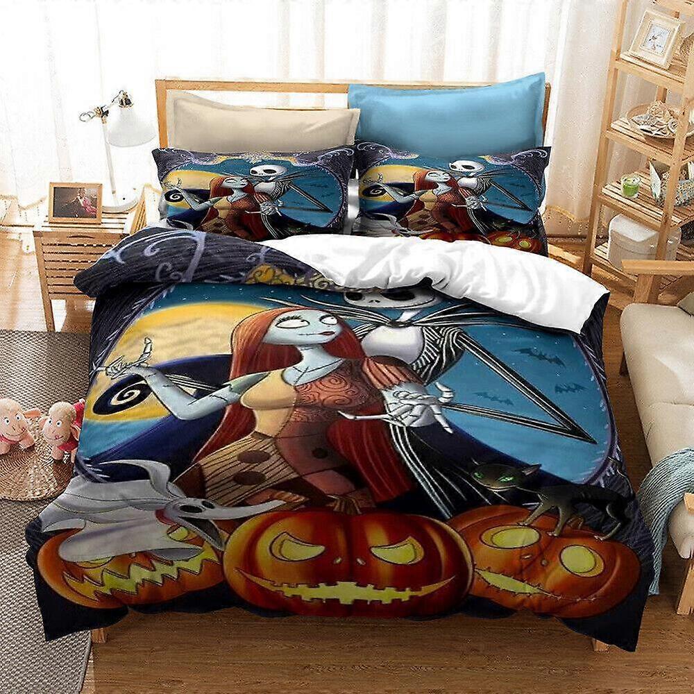 Buy v2371 Bed Sheets Jack Skellington Nightmare Before Christmas Duvet ...