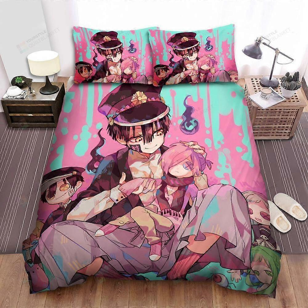 Buy v3596 Bed Sheets Toilet Bound Hanako-Kun Hanako With Characters Doll Duvet Cover Set Bed ...