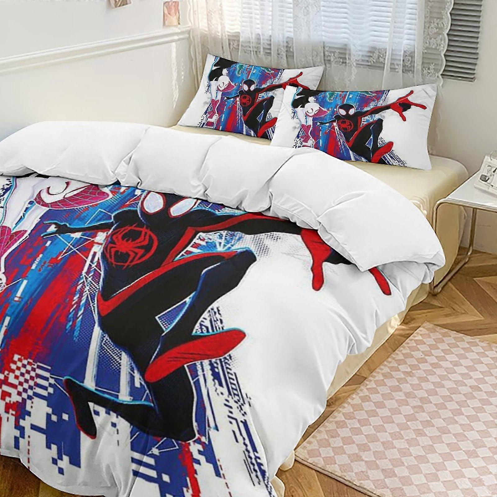 Buy v42 Spider-Man 3-Piece Twin Bed Set - Includes 1 Single Quilt And 2 ...