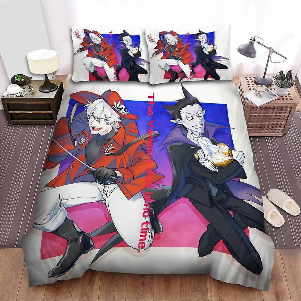 Buy v484 Bed Sheets The Vampire Dies In No Time Main Characters Artwork ...