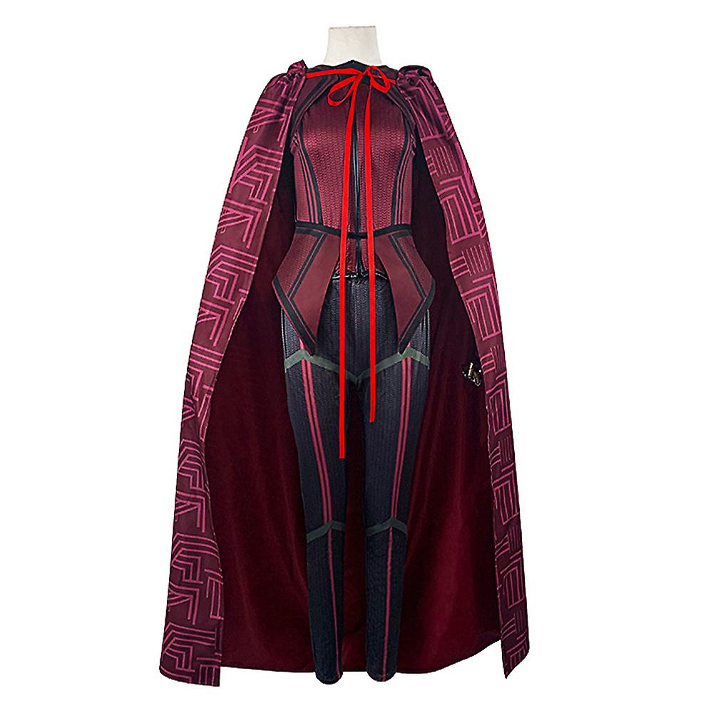 Buy Women Wanda Maximoff Cosplay Party Costume Scarlet Witch Clothes ...