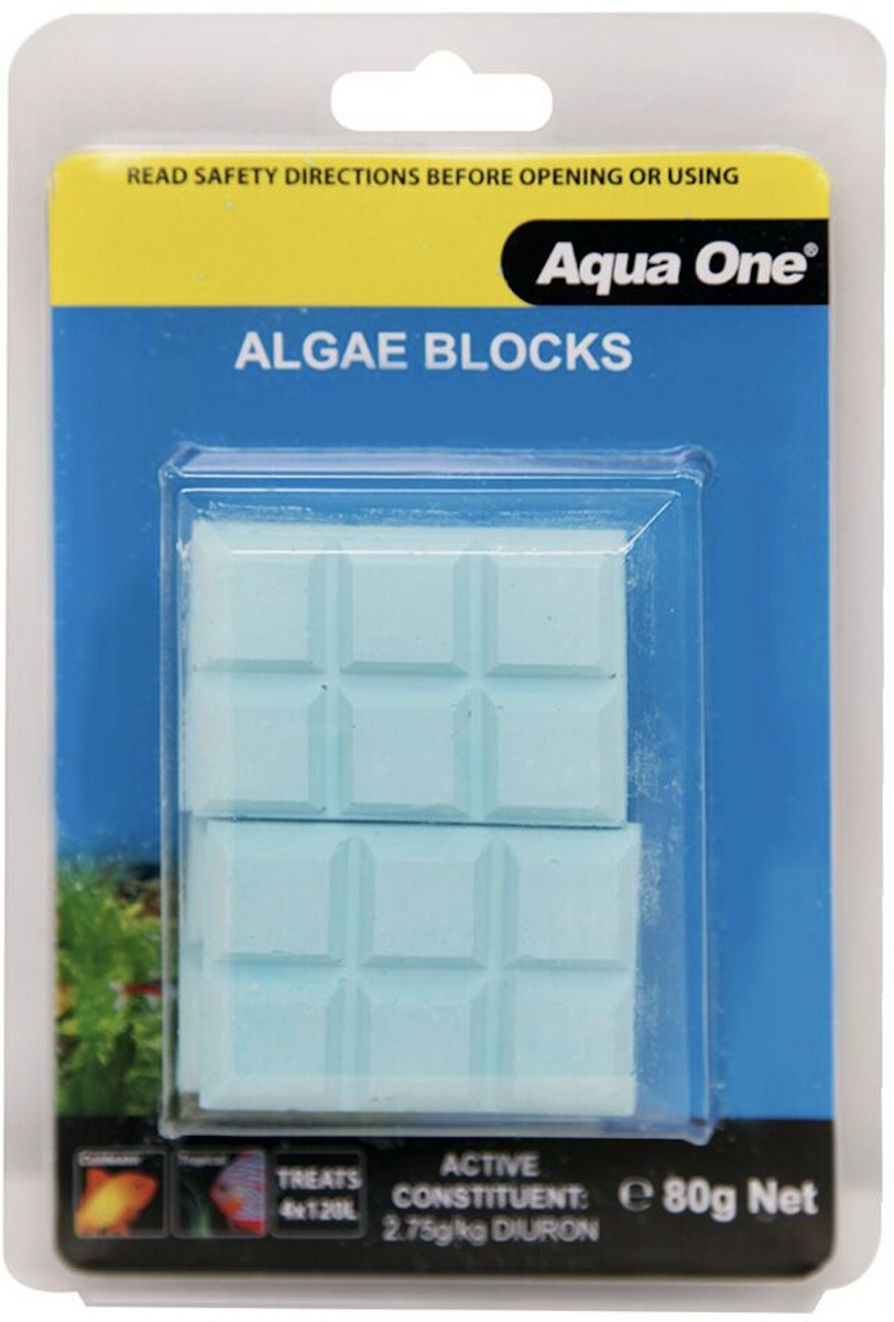 Buy Aqua One Algae Block 20g x4 (95010) - MyDeal Australia