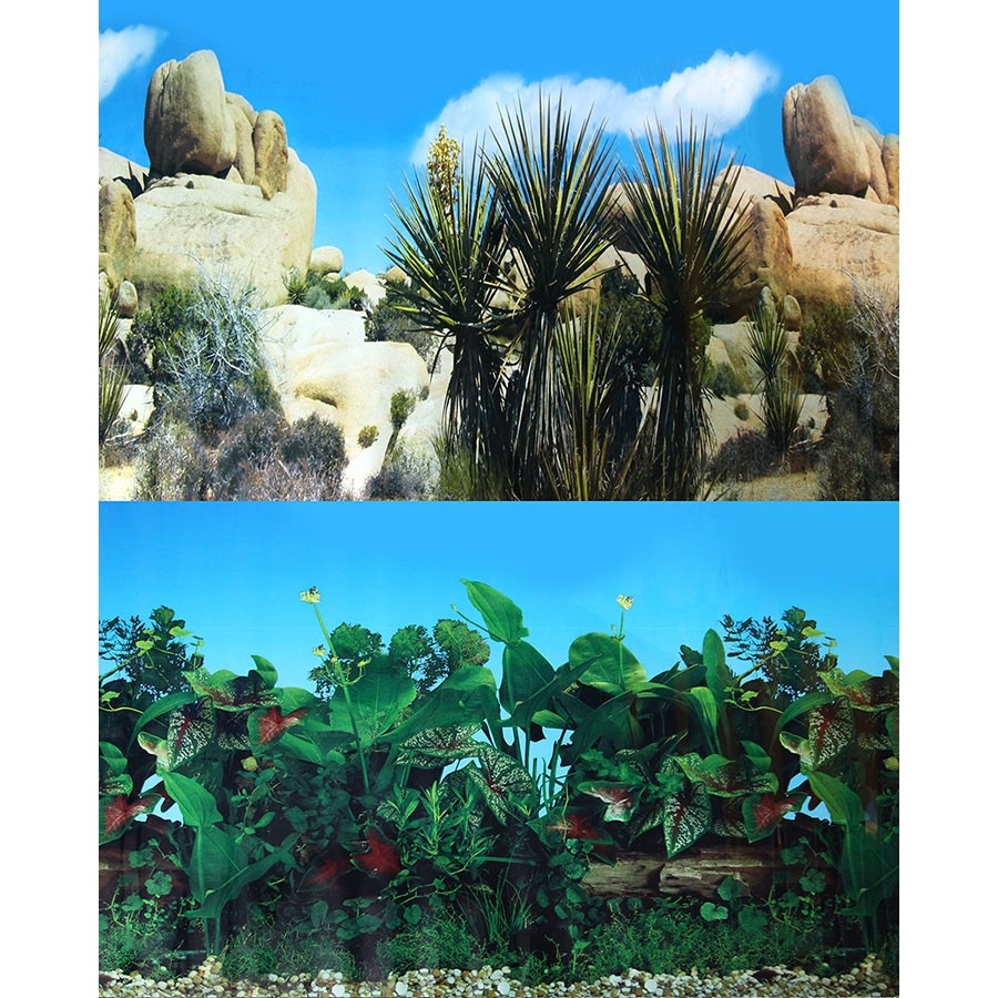 Buy Aqua One Background 49x90cm Pearl Rock Greenery #2 (29515) - MyDeal ...