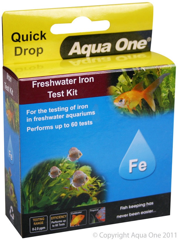 Buy Aqua One Quick Drop Test Kit - Iron FE (92058) - MyDeal Australia