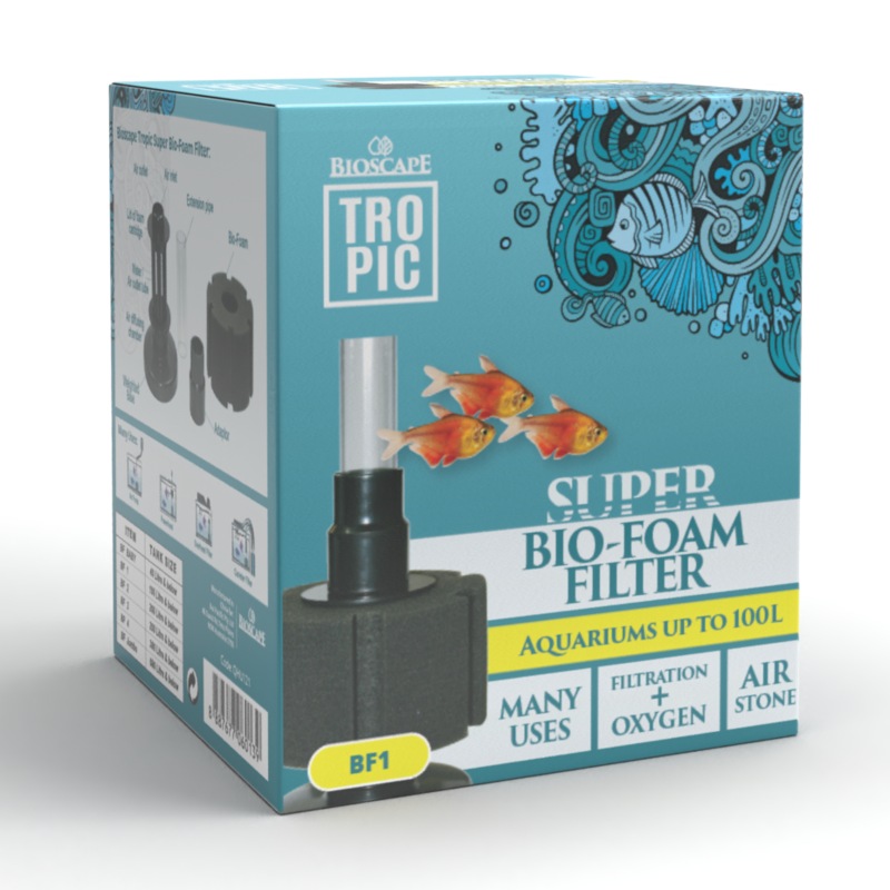 Buy Bioscape/Ocean Free Super Bio-Foam Filter (BF-1/QHU121) - MyDeal
