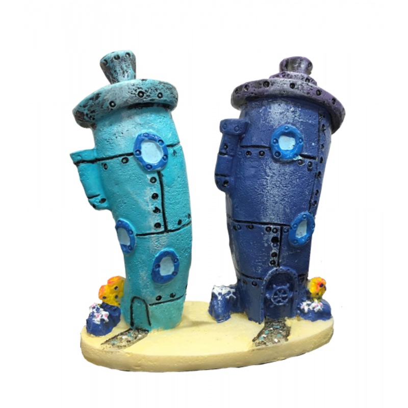 Buy Penn-Plax SpongeBob Squarepants Bikini Bottom Homes - MyDeal