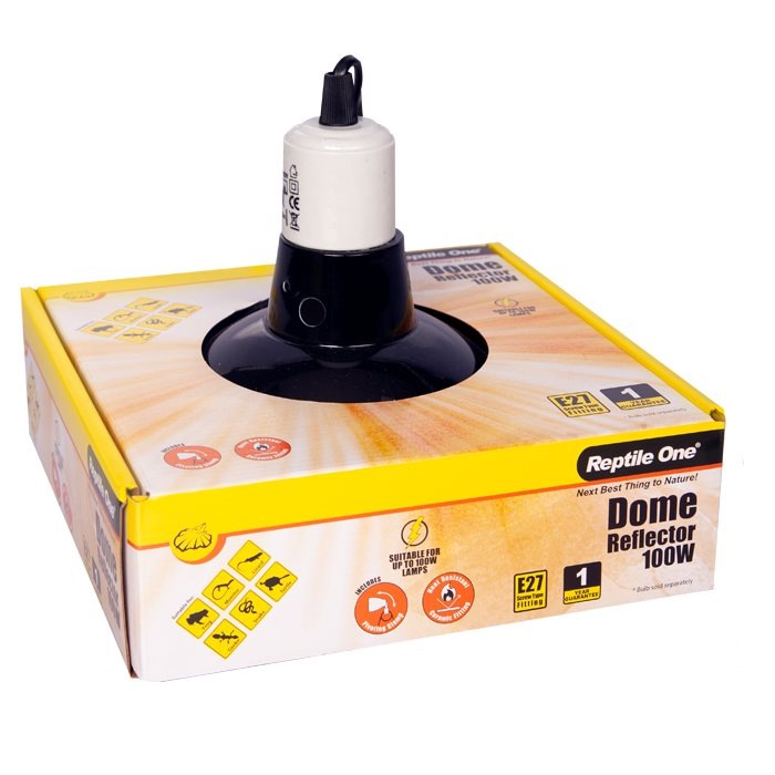 Buy Reptile One Ceramic Dome Reflector Heat Lamp Holder 100W (46546 ...