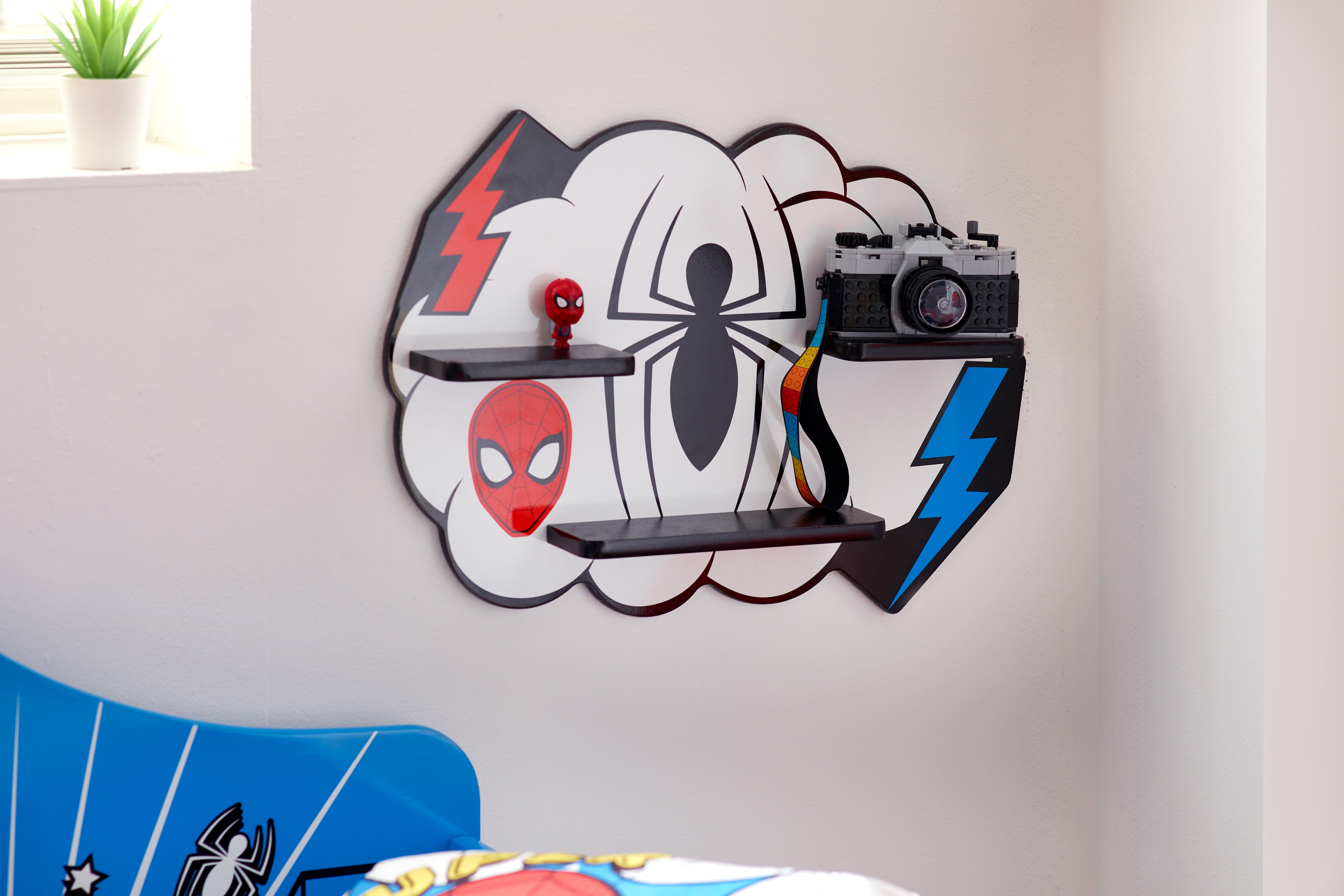 Buy Marvel Spider-Man Large Cloud Shelf - MyDeal Australia